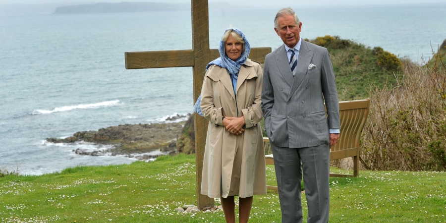 Angela Merkel hat Prinz Charles und Camilla getroffen